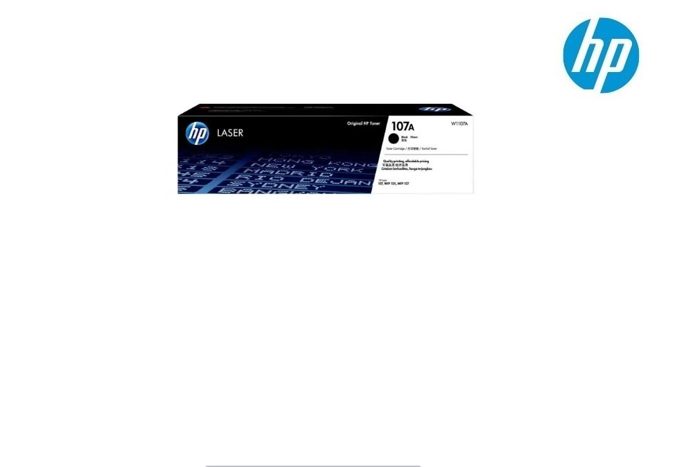 HP 107A W1107A หมึกพิมพ์เลเซอร์โทนเนอร์สีดำ รับประกันศูนย์บริการของแท้ ...