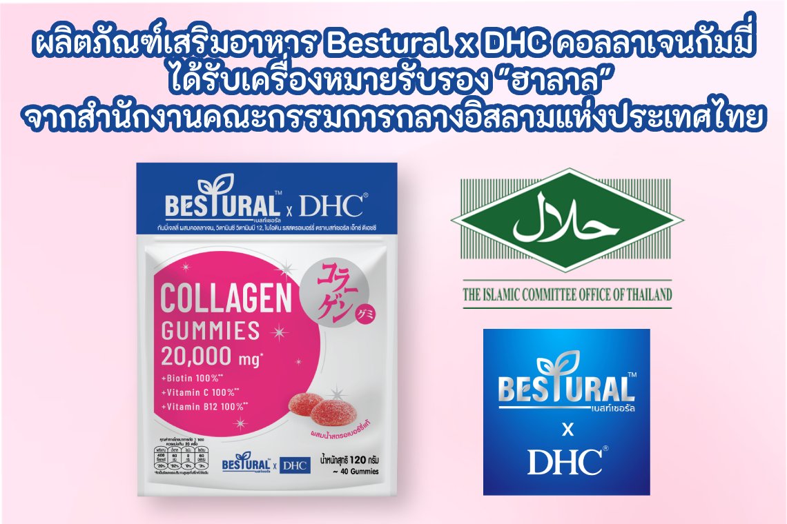 Bestural x DHC dietary supplements are now officially Halal-certified ...
