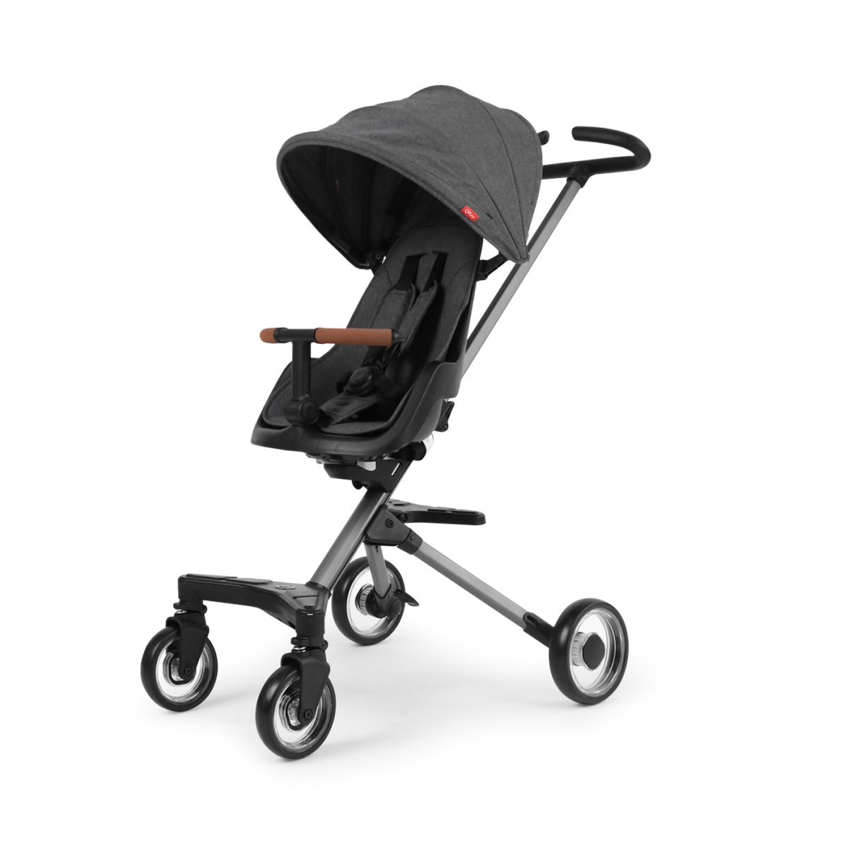 QPlay Easy Pushchair รถเข็นเด็กแบบพกพา สีเทา