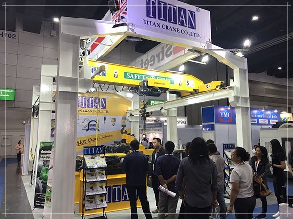 บรรยากาศภายในงาน Intermach 2017 - titancrane