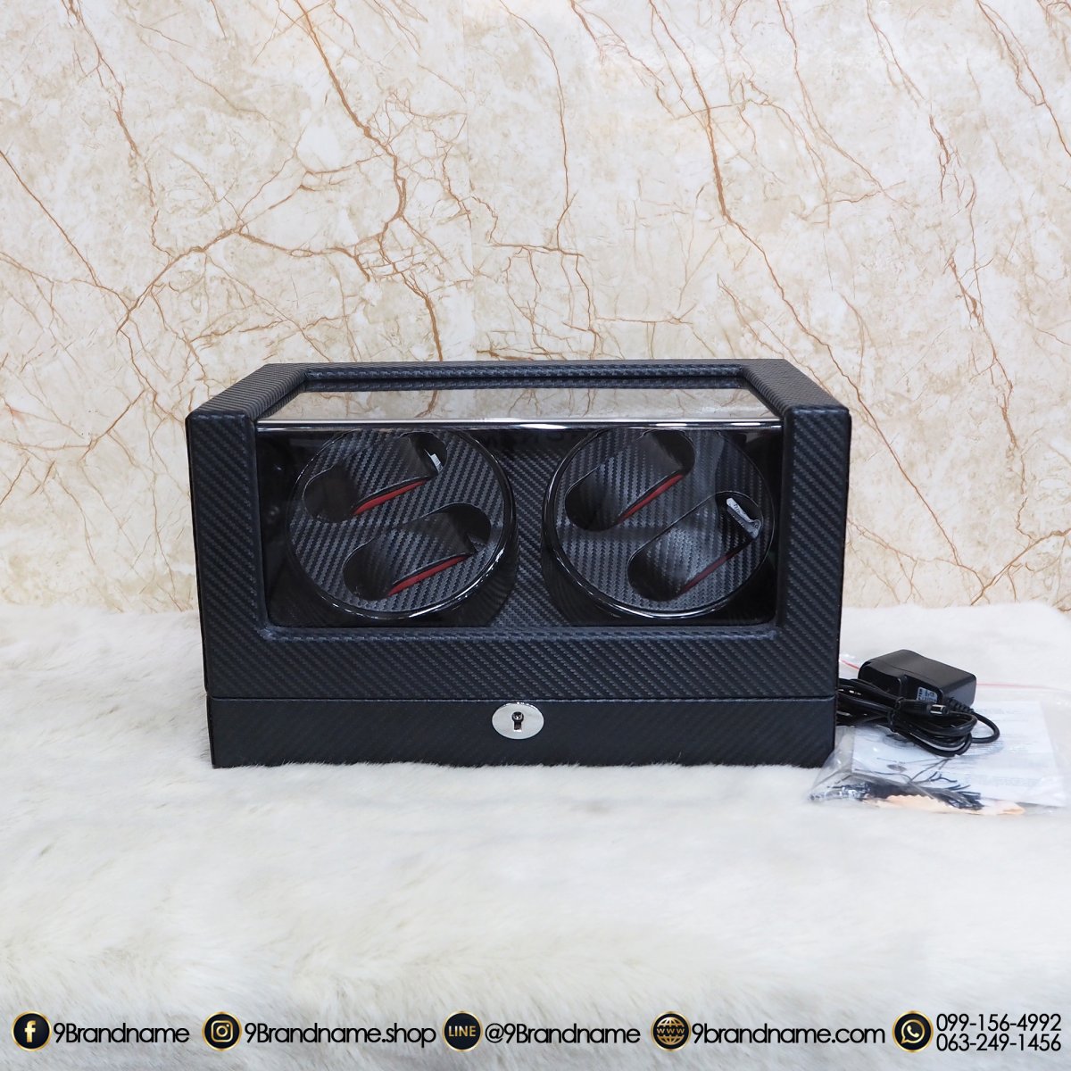 กล่องหมุน นาฬิกา อัตโนมัติ (Box Winder) แบบ 4 เรือน