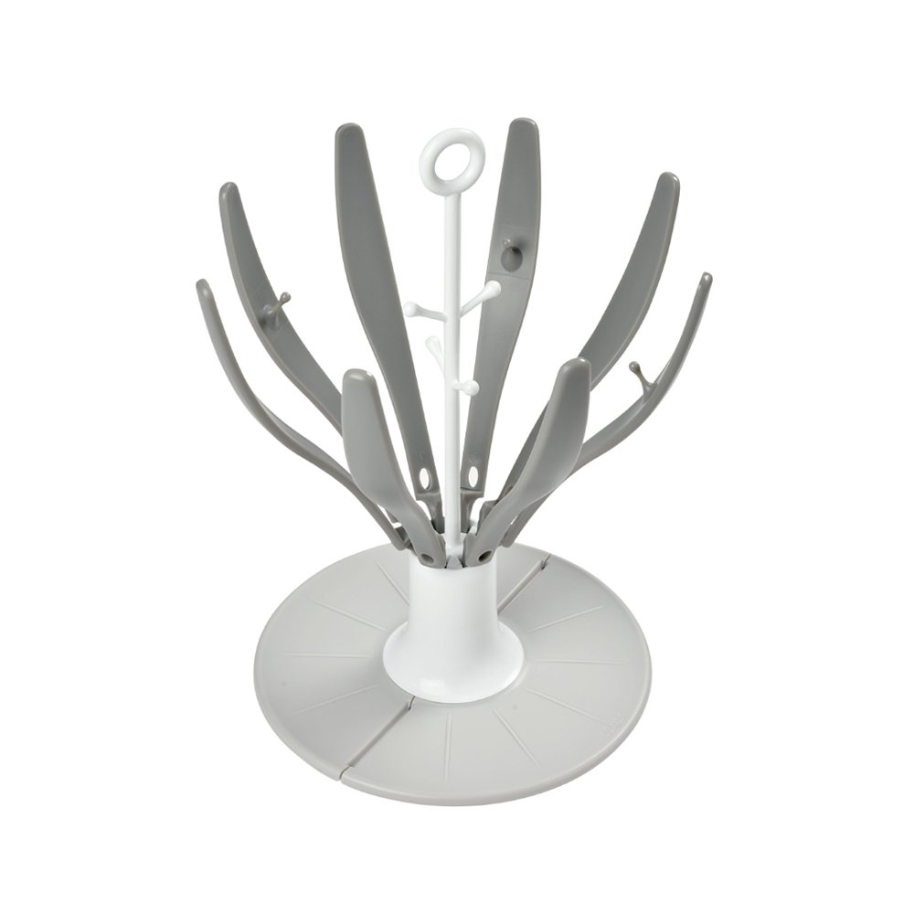 Flower Foldable Drying Rack - LIGHT GREY