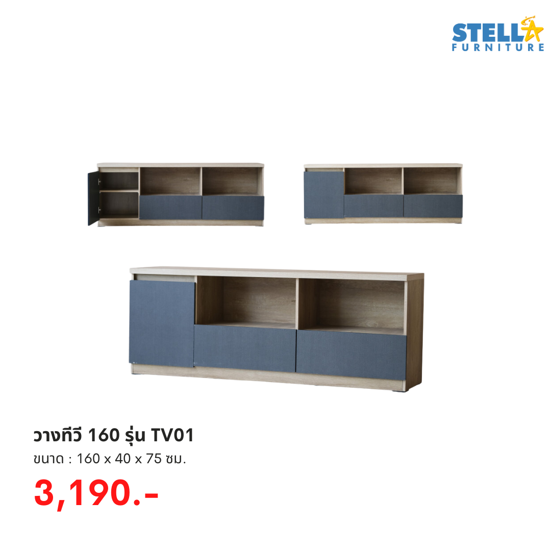 ตู้วางทีวี 160 รุ่น TV01