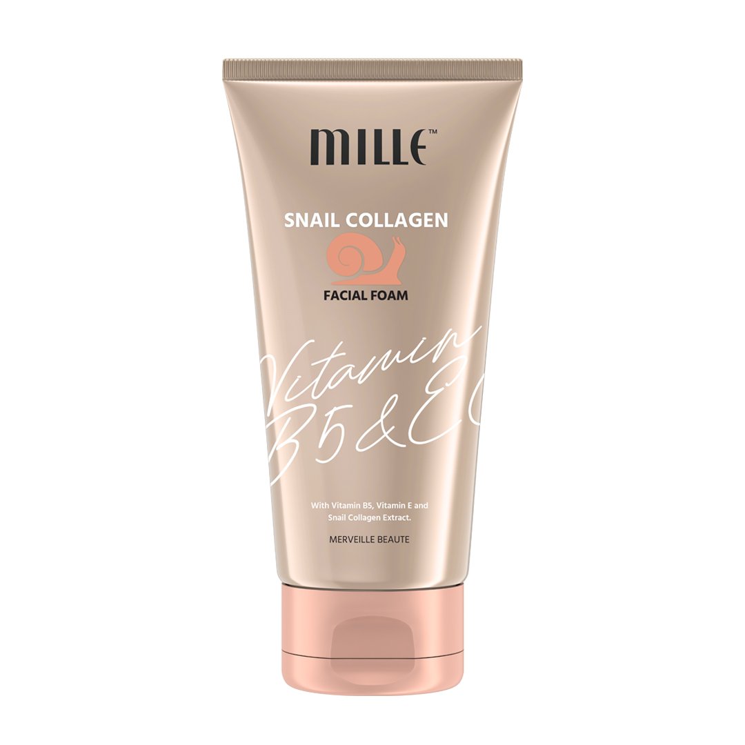 MILLE SNAIL COLLAGEN FACIAL FOAM 80G.
