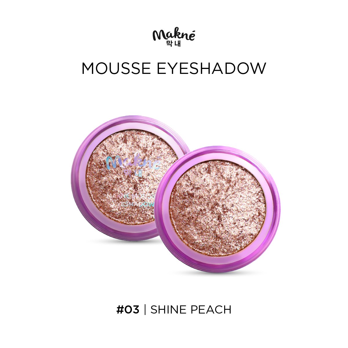 MAKNE MOUSSE EYESHADOW - maknecosmetics