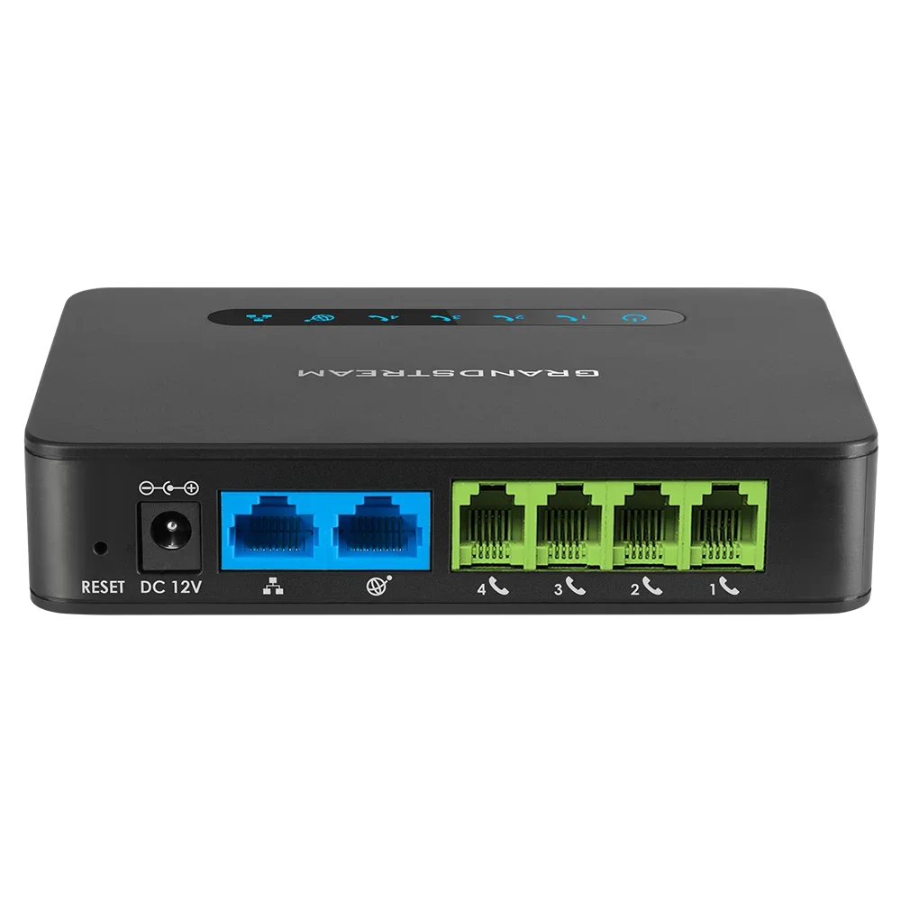 HT814 (Grandstream) 4 Port FXS Gateway with Gigabit NAT Router IP Phone ...