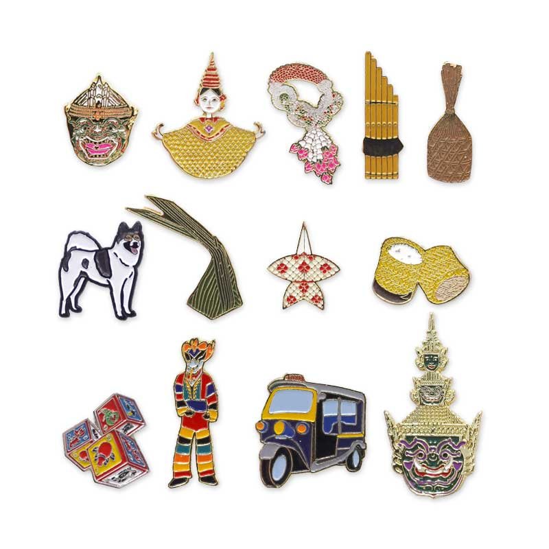 Thai Object Pin | Muse Shop by Museum Siam