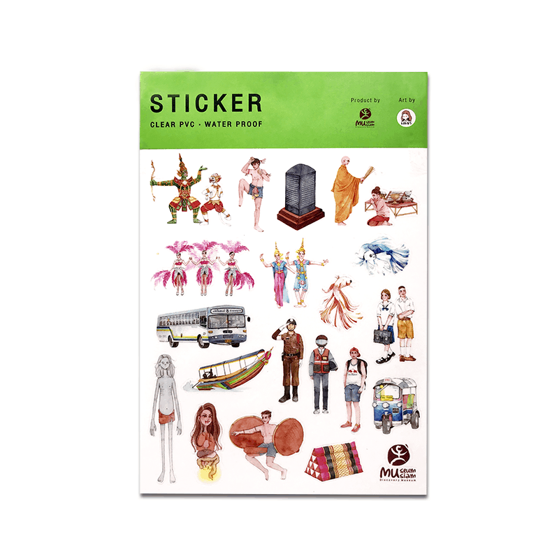 สติ๊กเกอร์ ลายไท้ยไทย 2 | Muse Shop by Museum Siam