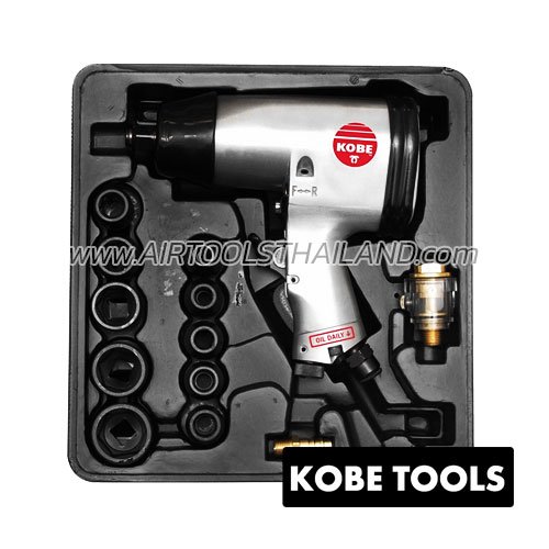 ชุดบล็อกลมพร้อมลูกบล็อก KBE-270-2350K ( SQ.DR.1/2 ) - airtoolsthailand