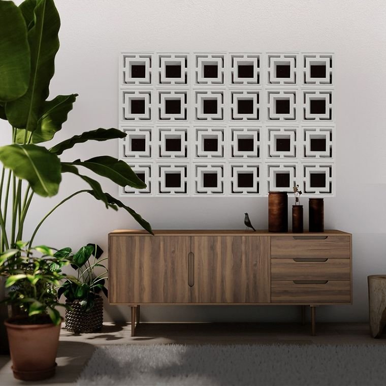 อิฐบล็อกช่องลม ช่วยระบายอากาศ ลดการสะสมของเชื้อโรค "Double Square Block"