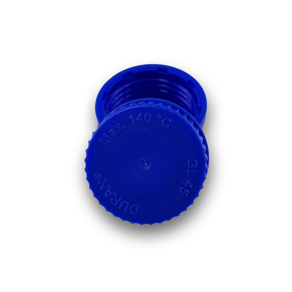Screw cap PP. Blue GL45 #2923928, Duran