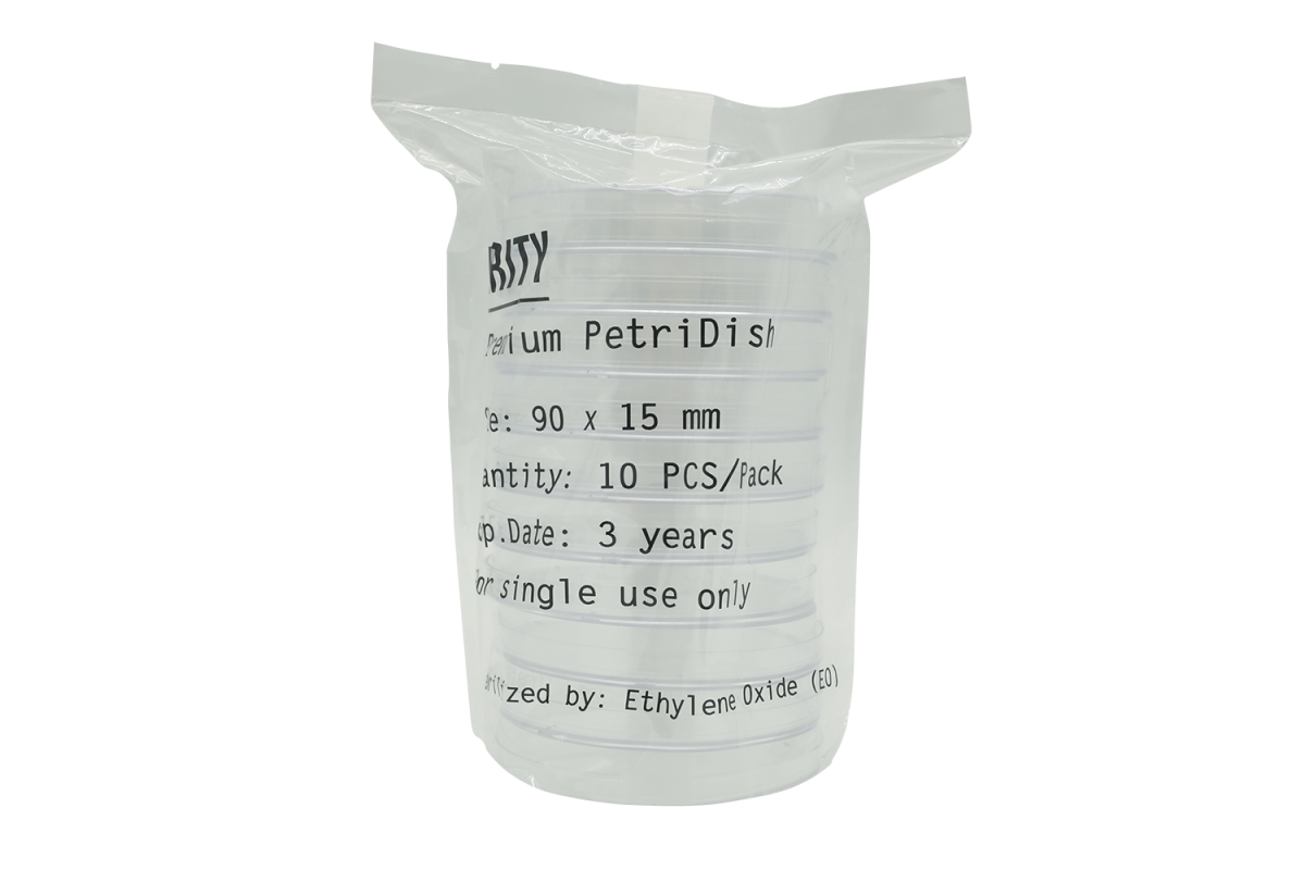 Petri dish PS. 90x15mm. (Sterile) 500/box, Purity