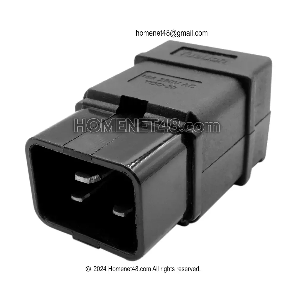 หัวปลั๊กไฟ UPS PDU C19 C20 สำหรับเข้าหัวปลั๊ก