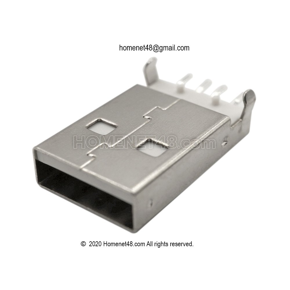 อะไหล่เปลี่ยนซ่อม หัว USB ตัวผู้ แบบ SMD ขาตรง
