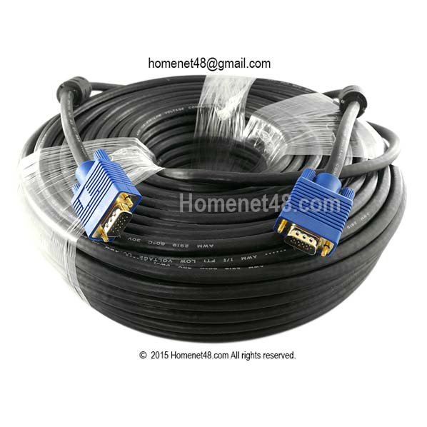 สาย VGA สายต่อจอคอม หัวทอง 1.8 เมตร - 50 เมตร - homenet48