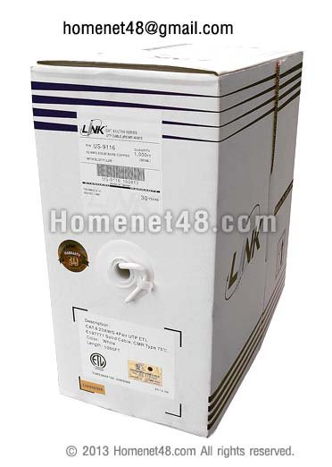 สายแลน CAT6 LINK เดินในอาคาร (US-9116) 305 เมตร