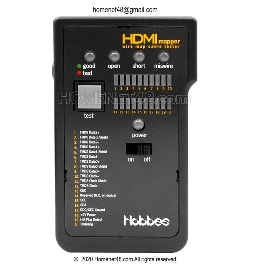 HDMI Cable Tester (Hobbes) สำหรับช่างมืออาชีพ