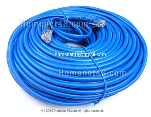 สายแลน CAT5 CAT6 เข้าหัวสำเร็จรูป ราคาถูก - homenet48