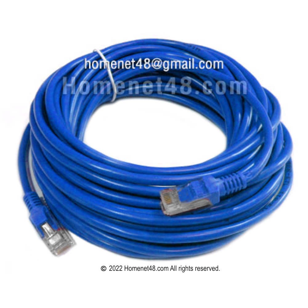 สายแลน CAT5 CAT6 เข้าหัวสำเร็จรูป ราคาถูก - homenet48