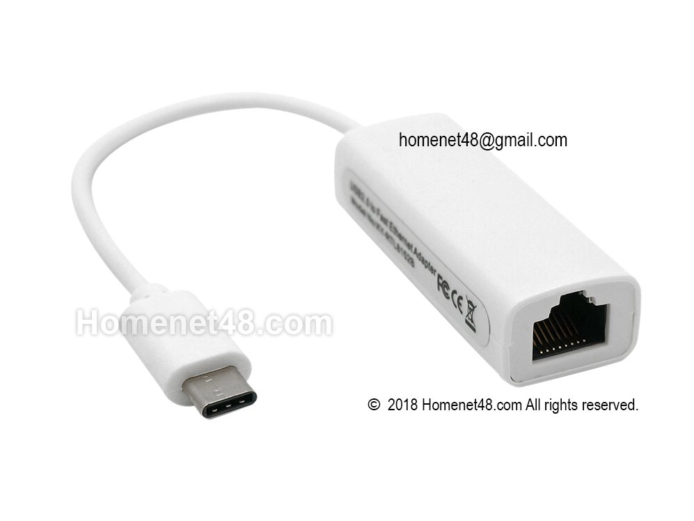 USB Type-C to LAN (Ethernet) สำหรับ PC Notebook
