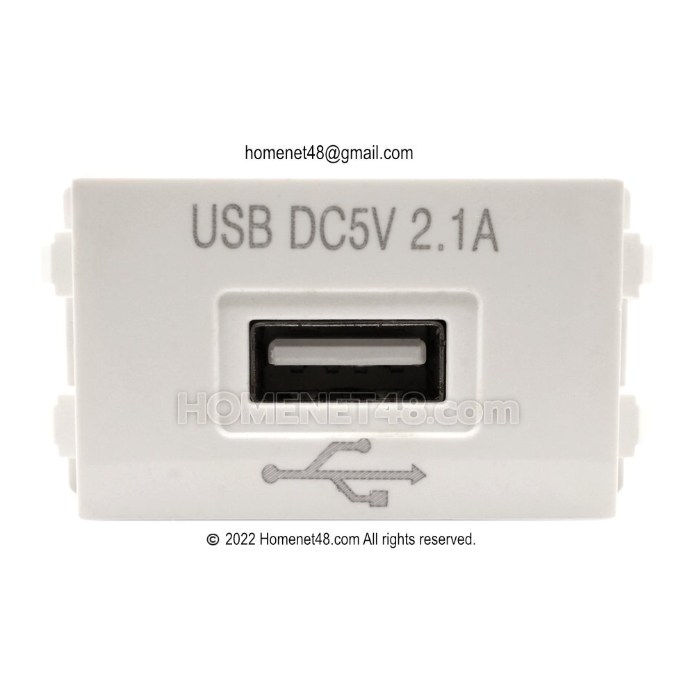 เต้ารับ HDMI (4K) USB VGA AV ใส่หน้ากาก Pana ได้ - homenet48