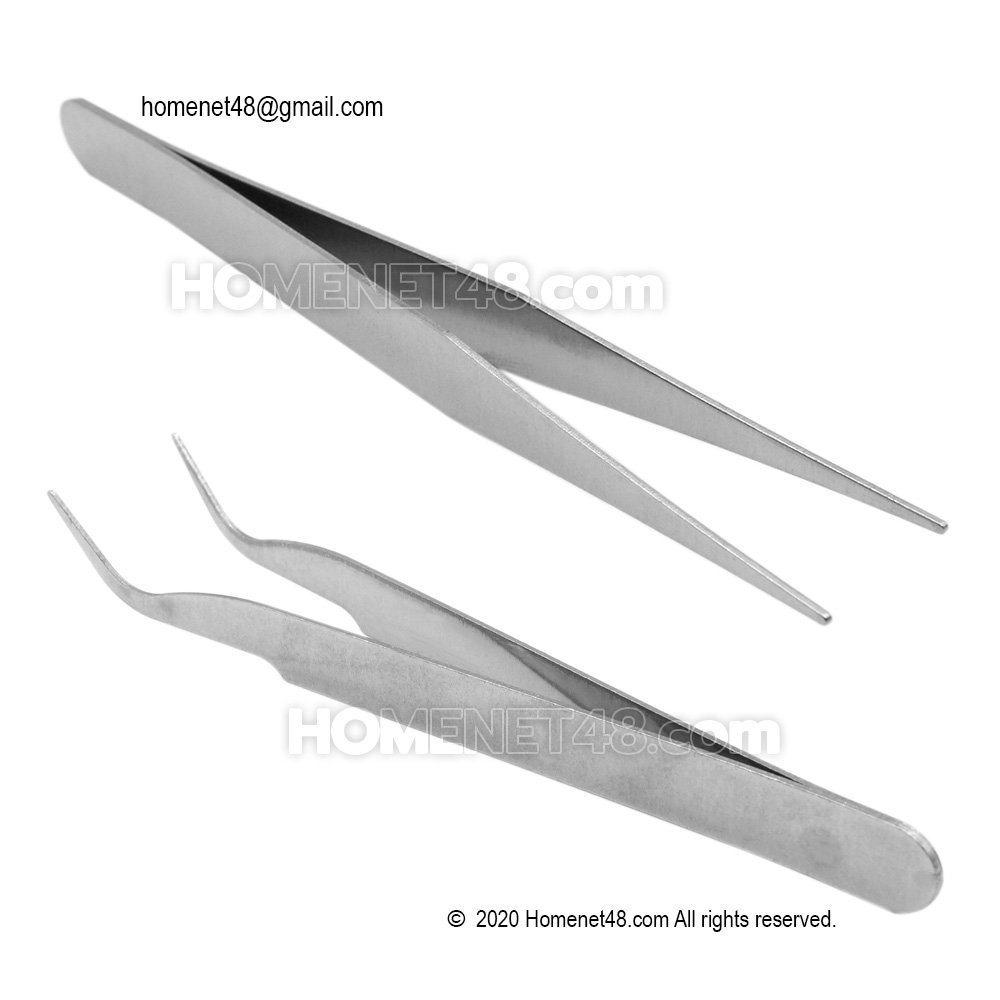 ปากคีบ แหนบ (Tweezer) ใช้หนีบ จับชิ้นงาน อะไหล่