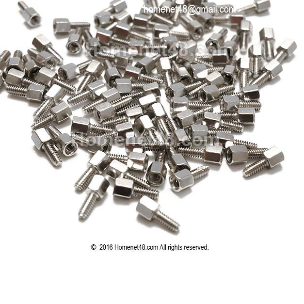 อะไหล่น็อตยึด VGA RS232 DVI การ์ดจอ (2 ตัว)