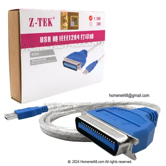 USB to Parellel Port 36 Pins (IEEE-1284) Z-TEK