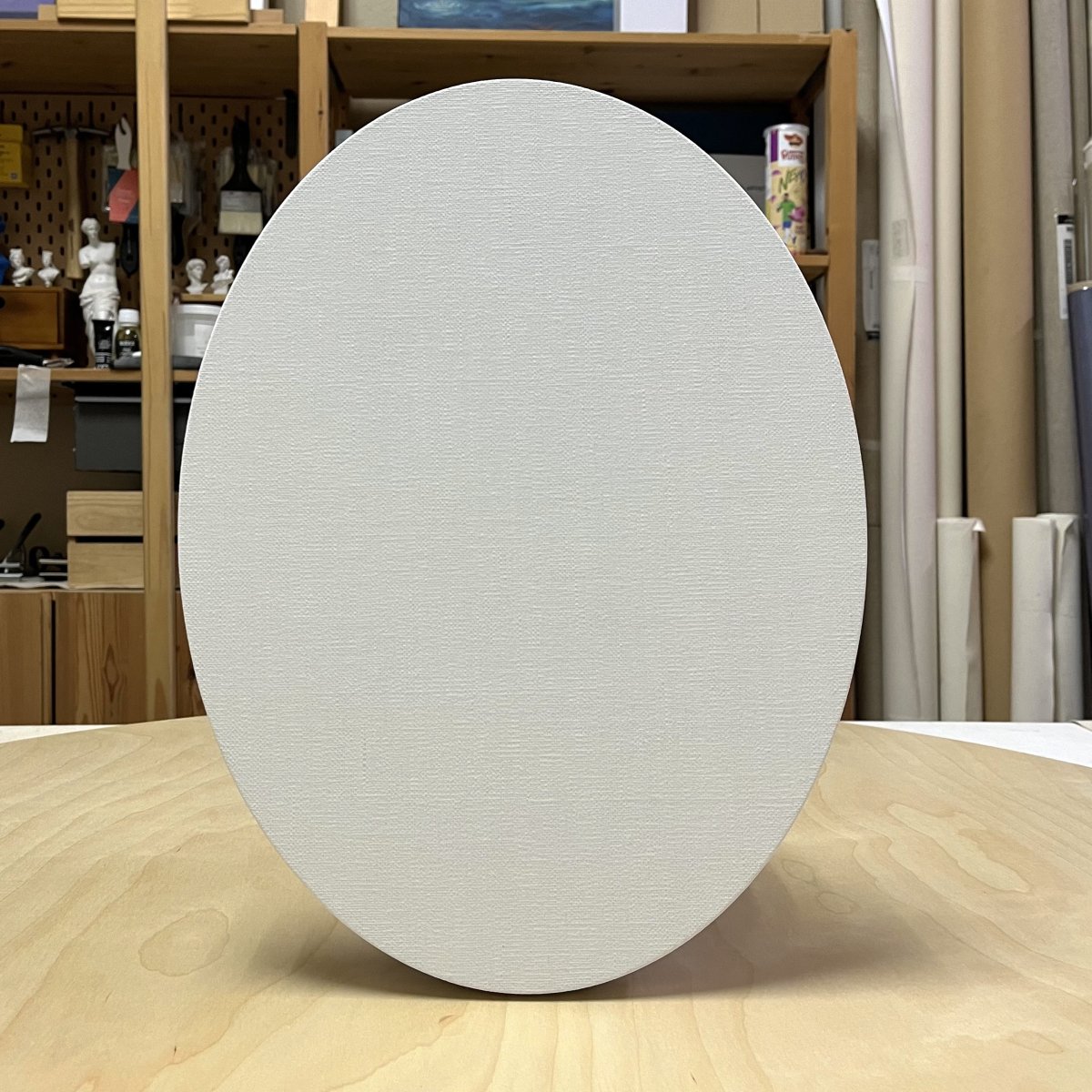 ARTISTS' OVAL CANVAS PANEL / โครงเฟรมปิดไม้อัดเบริช์รูปวงรีพร้อมขึงผ้า ...