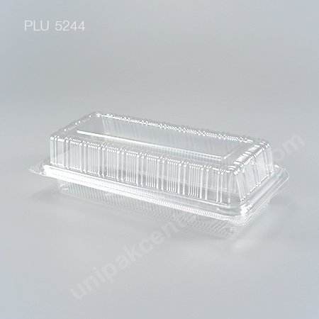 กล่องใส สี่เหลี่ยมผืนผ้า-L - ไซส์ใหญ่ 8.5x21x6.5cm (Large Rectangular OPS Food Box) (TP-15A-ตัว ...