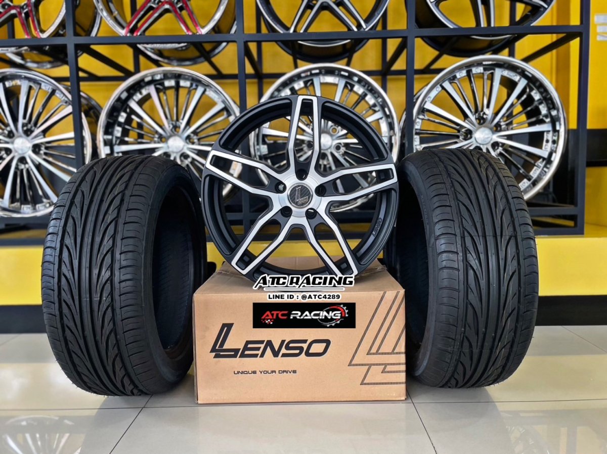 เคลียร์สต็อก โปรโมชั่น LENSO 17 นิ้ว + คู่ยาง DEESTONE รุ่น CARRERAS ...