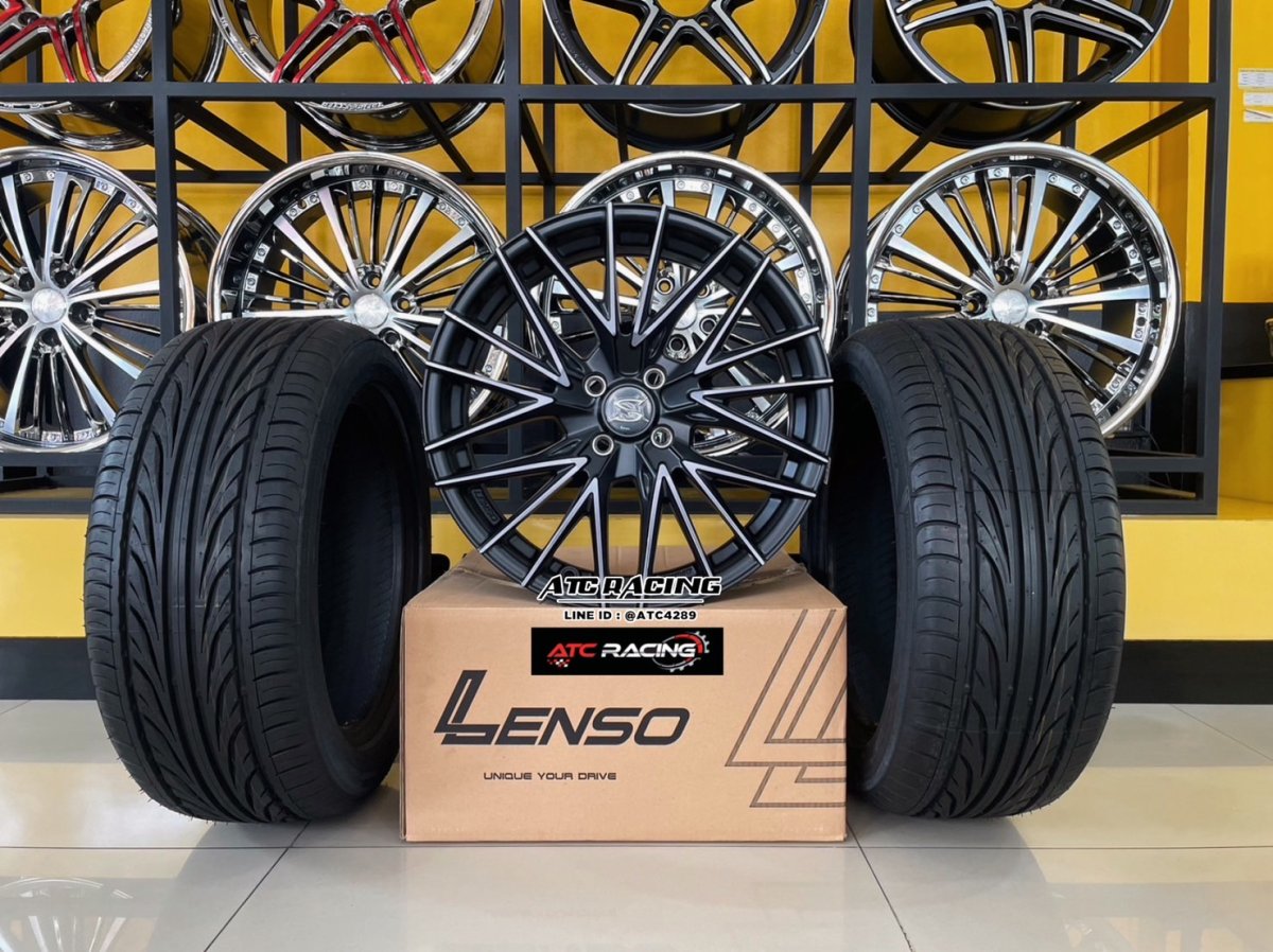 โปรโมชั่น LENSO SPIRIT 17 นิ้ว + คู่ยาง DEESTONE รุ่น CARRERAS R702 205 ...