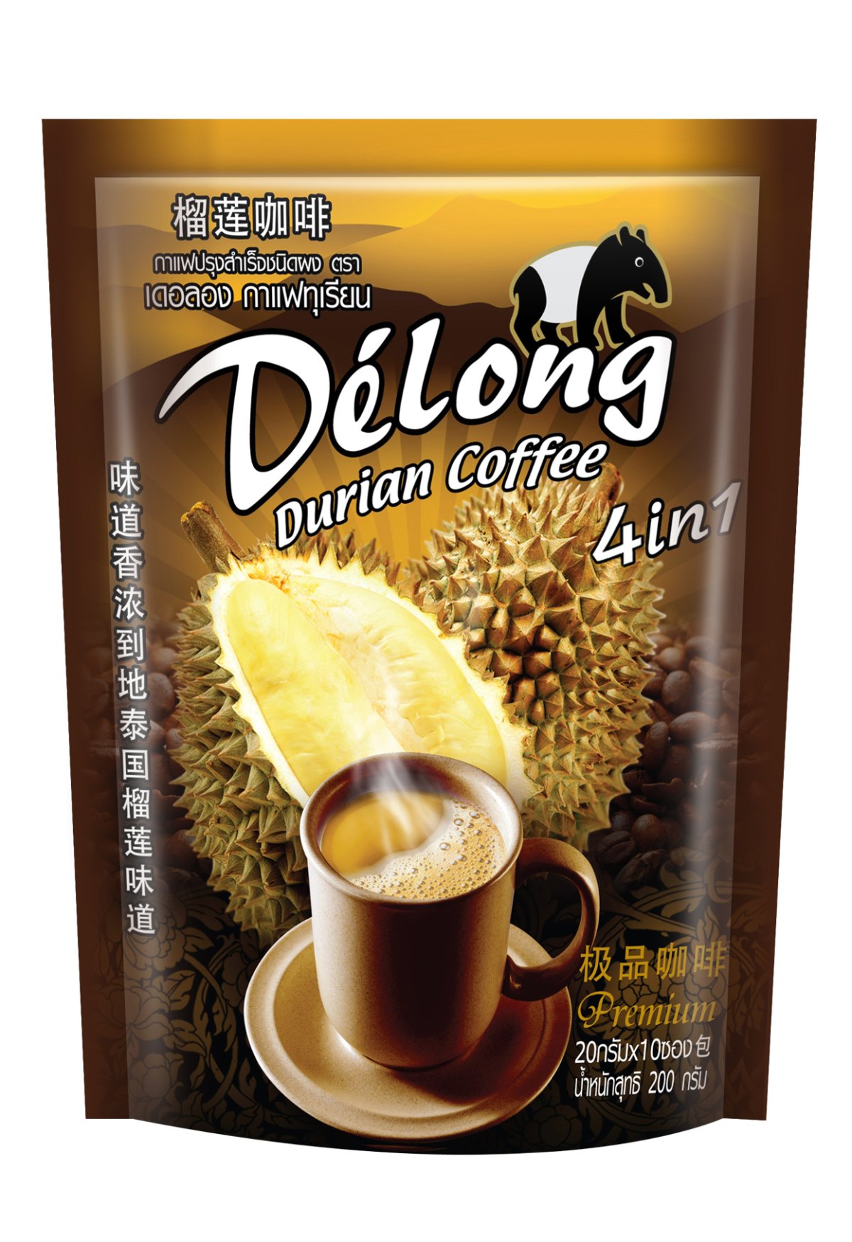 Delong Durian Coffee 4in1 - delongcoffeemix