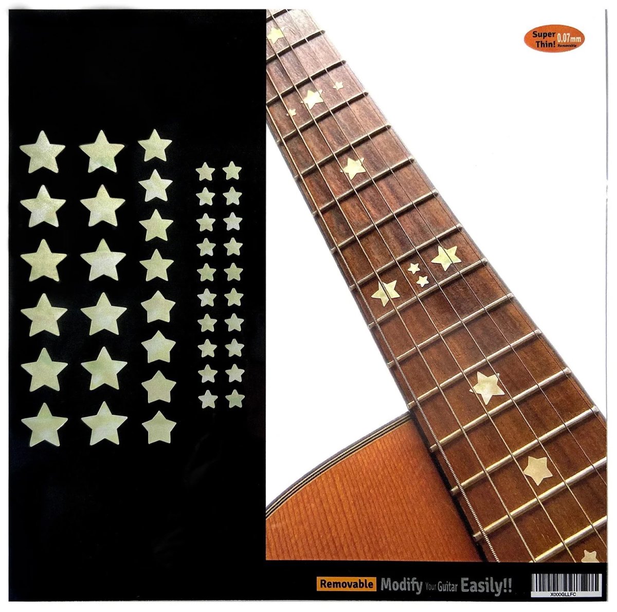 Stars Set Inlay Sticker - acousticvilla