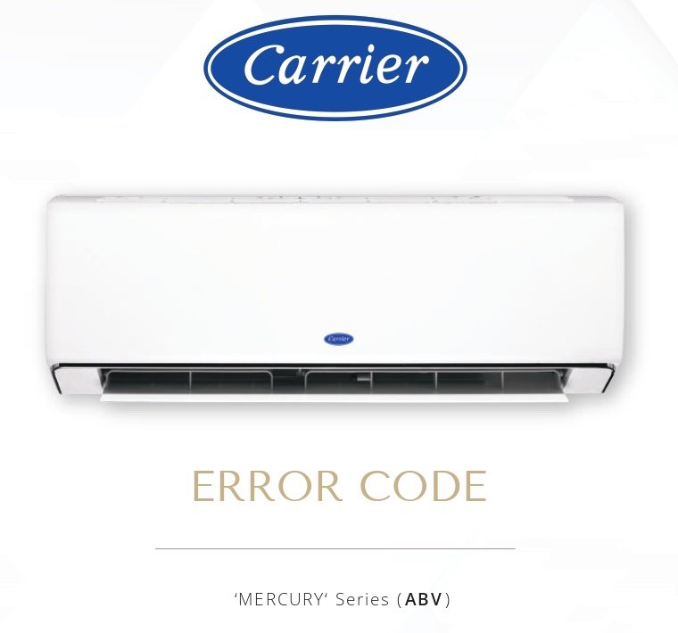 ERROR CODE CARRIER mercury (ABV)