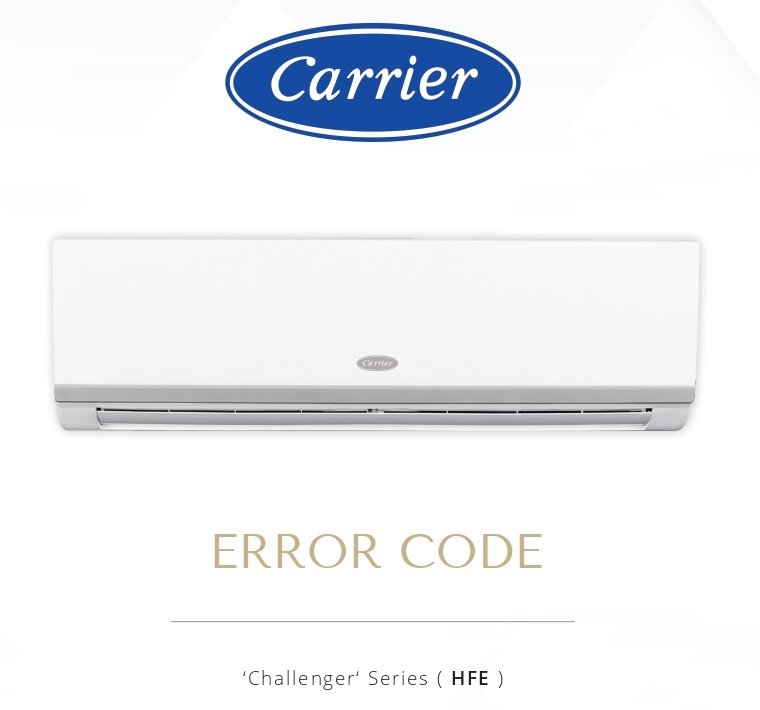 ERROR CODE CARRIER CHALLENGER HFE Premiereasternair