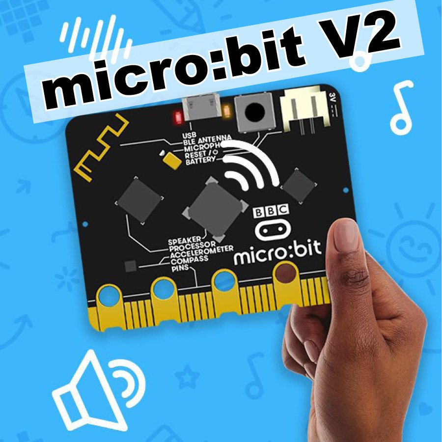 micro:bit V2 บอร์ดไมโครคอนโทรลเลอร์เพื่อการเรียนรู้