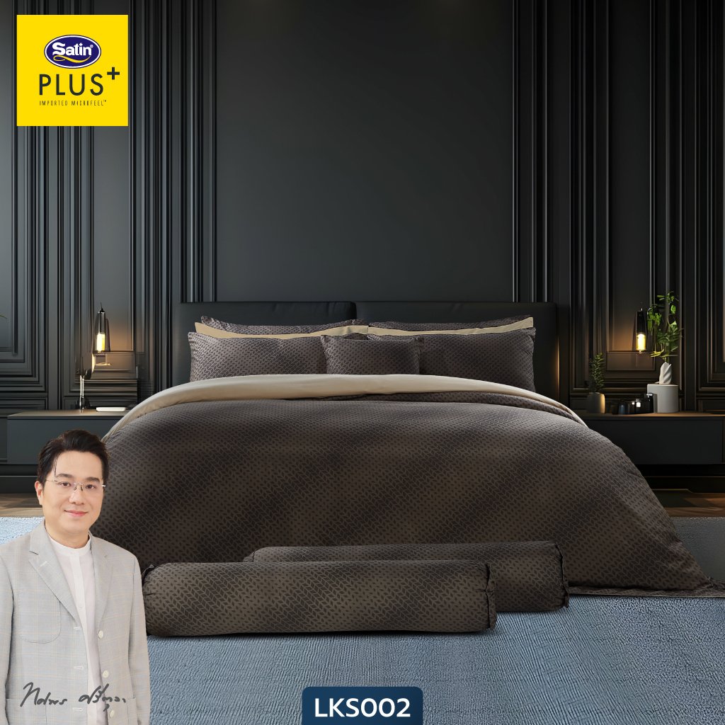[New 2025] Satin Plus Lucky Me lucky More 12 ราศี ชุดผ้าปูที่นอน 6 ฟุต 5 ฟุต 5 ชิ้น + ผ้านวม 100 ...