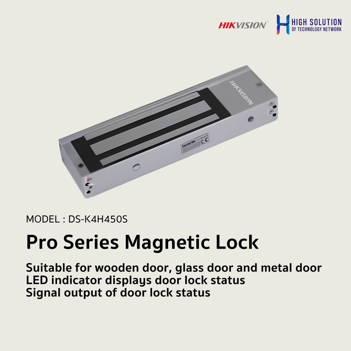 DS-K4H450S HIKVISION Pro Series Magnetic Lock - hstn