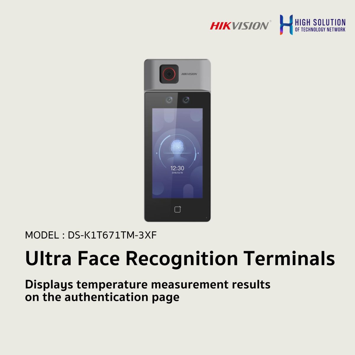 DS-K1T671TM-3XF HIKVISION Ultra Face Recognition Terminals - Access ...