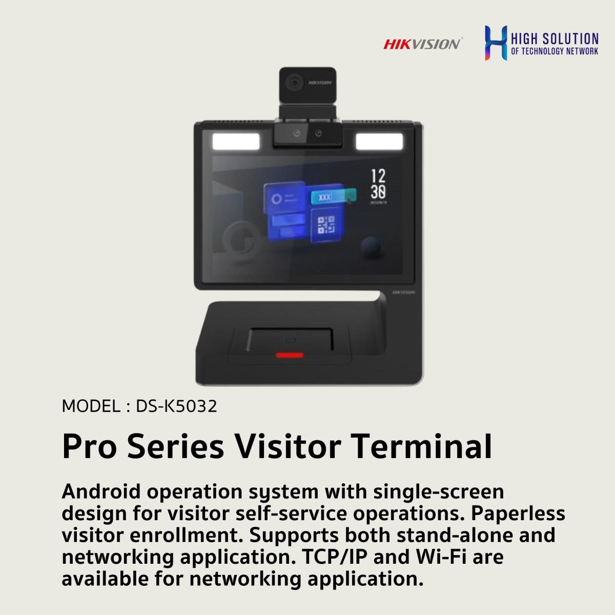 DS-K5032 HIKVISION Pro Series Visitor Terminal