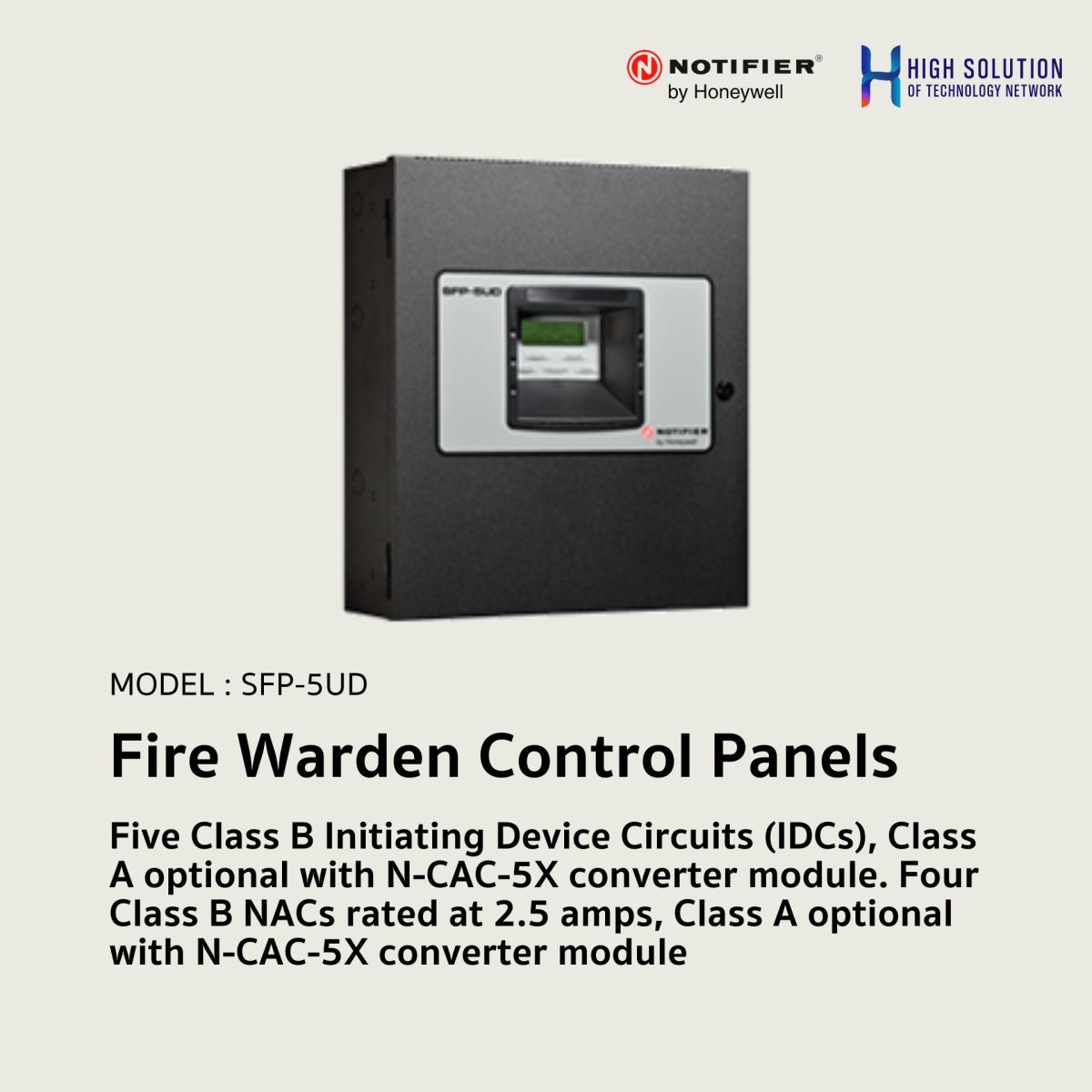 SFP-5UD NOTIFIER Conventional Releasing