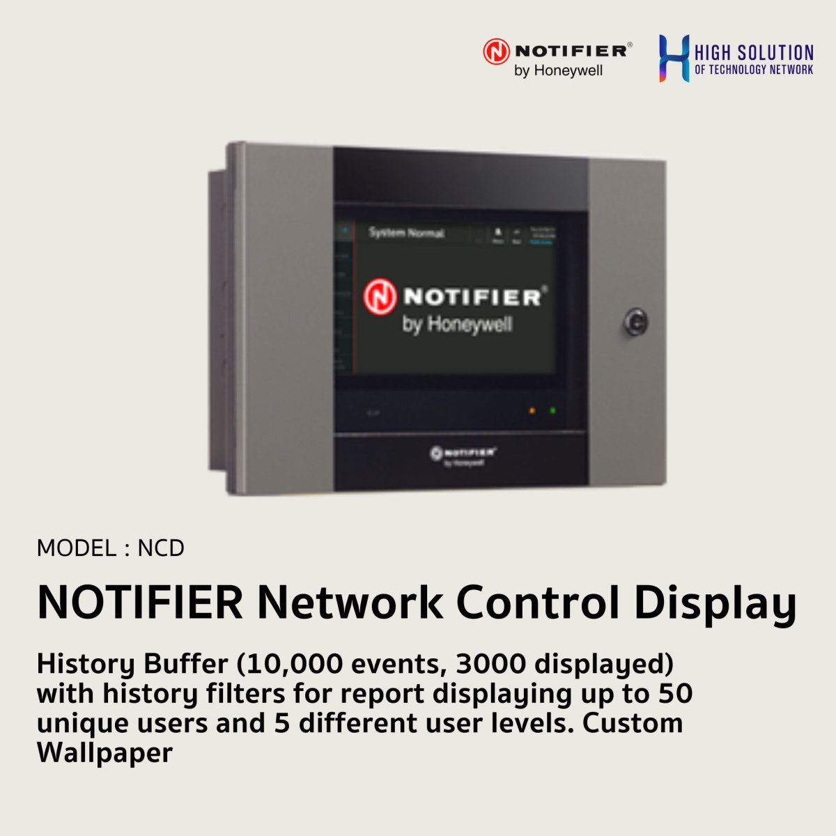 NCD NOTIFIER Network Control Display - hstn