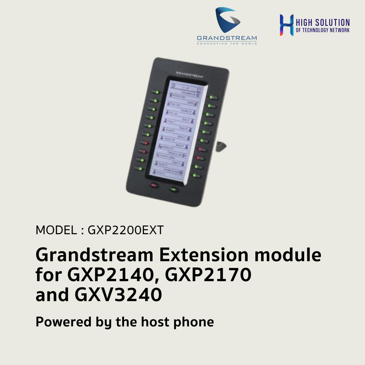 Grandstream Extension module for GXP2140, GXP2170 and GXV3240 - hstn