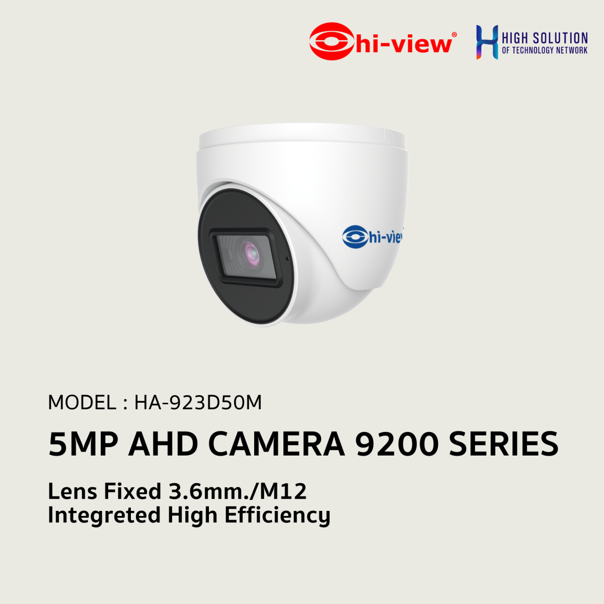 HA-923D50M Hi-View 5MP AHD CAMERA 9200 SERIES Network Camera IP Camera ...