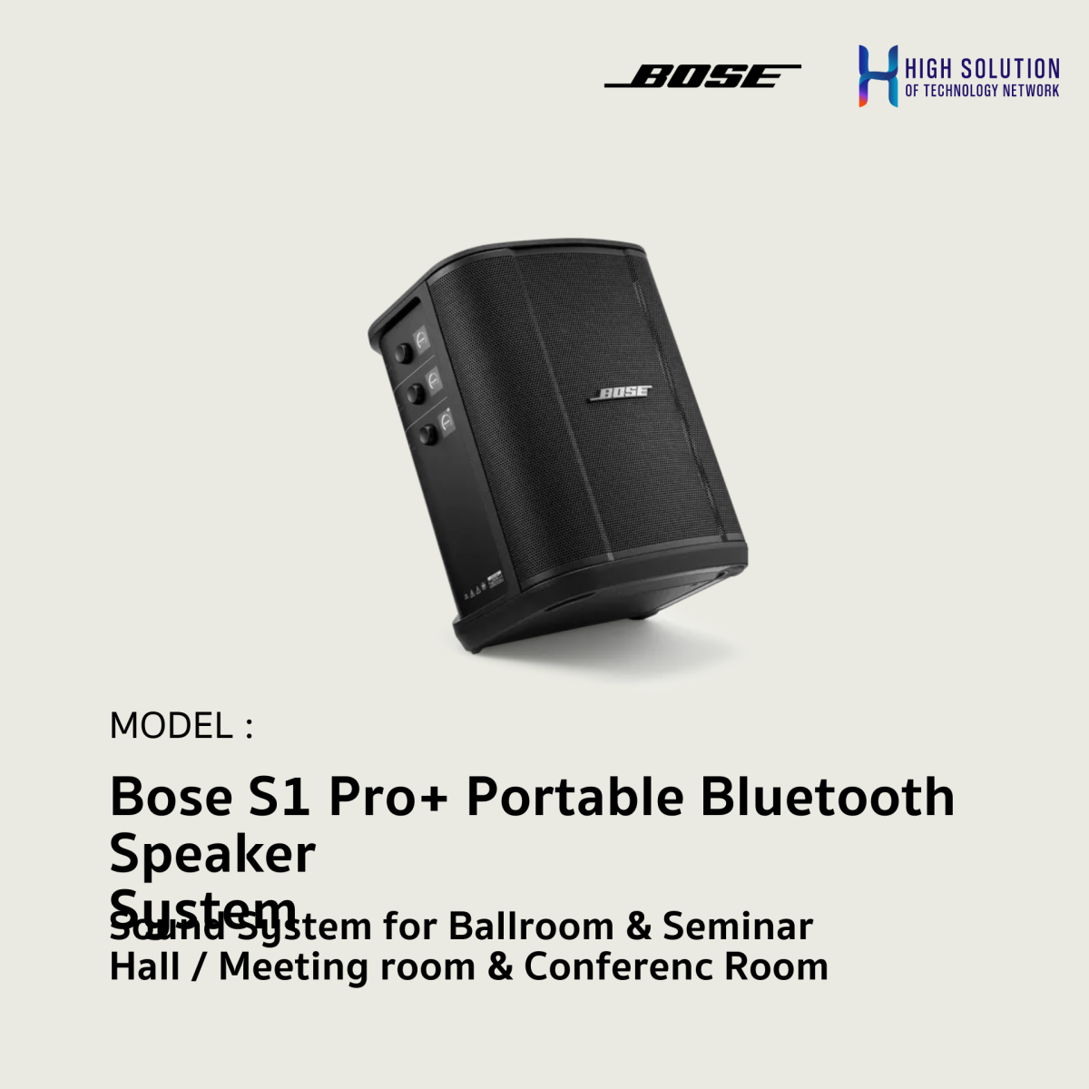 BOSE S1 Pro+ Portable Bluetooth Speaker System / Sound System for ...