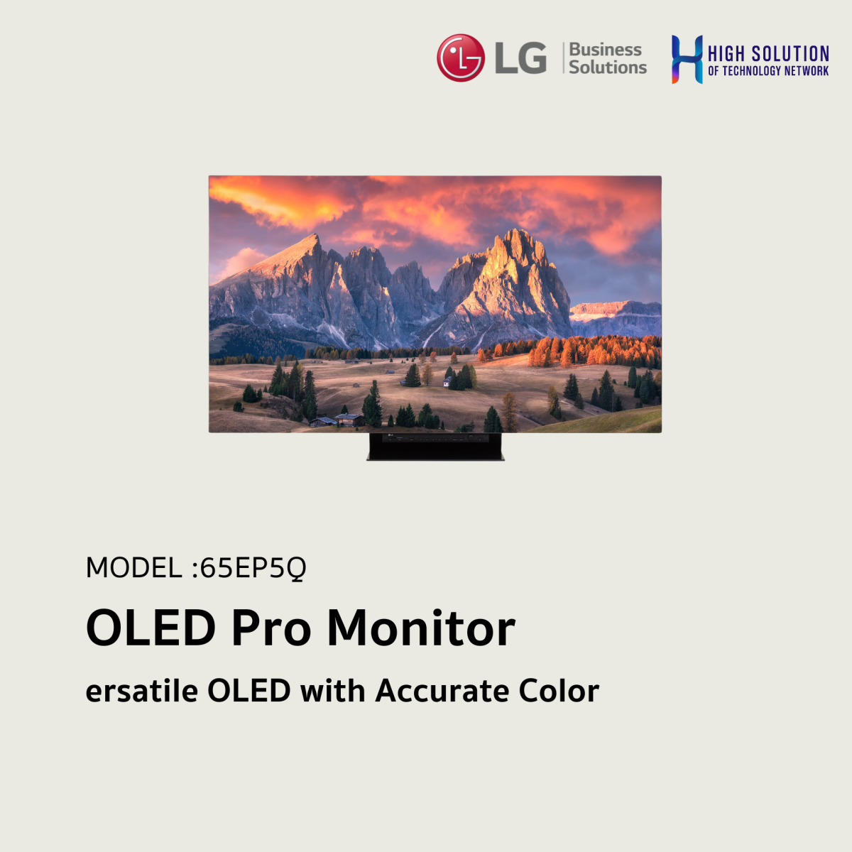 65EP5Q LG 65" Versatile OLED with Accurate Color OLED Signage ...