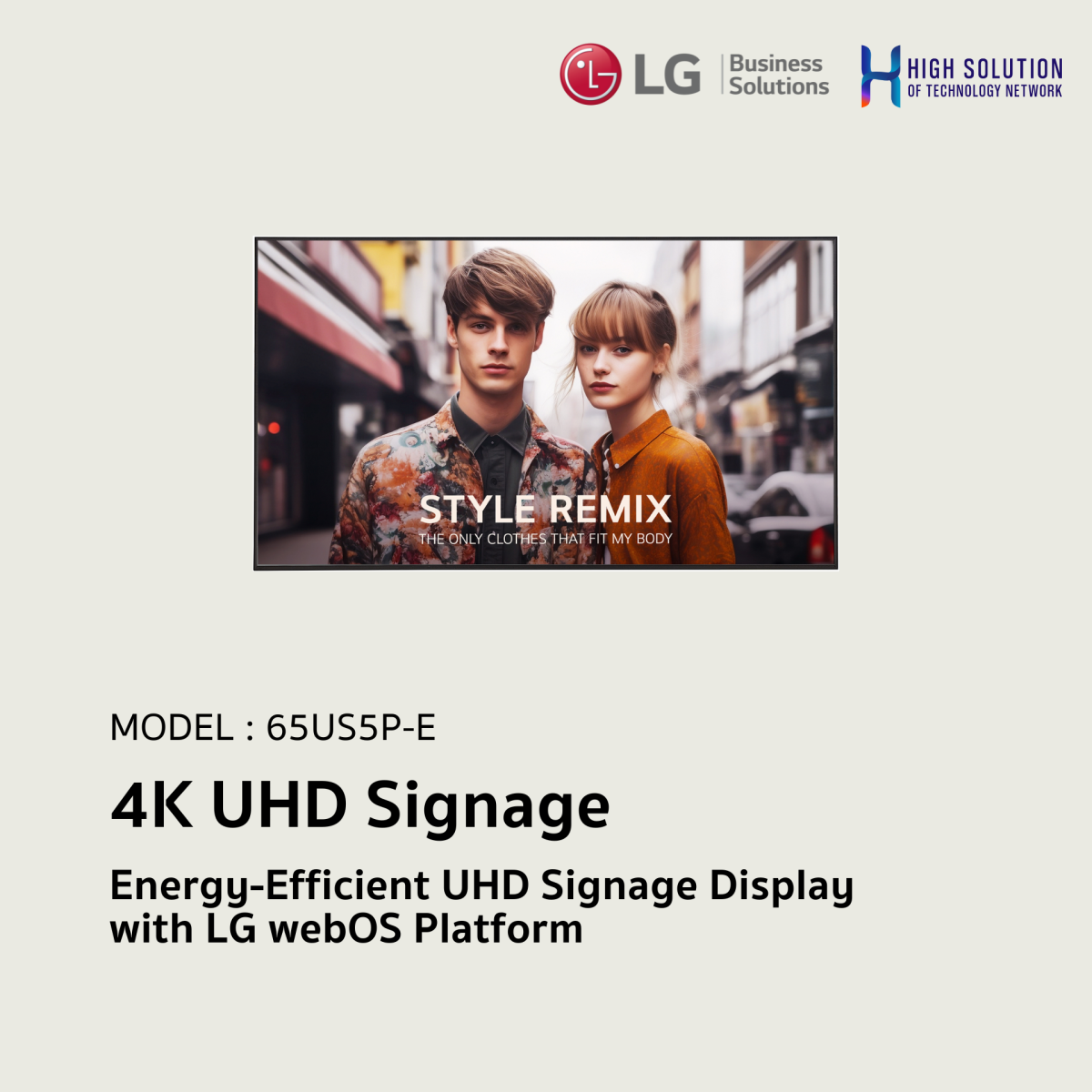 65US5P-E LG 65" 4K UHD Signage - hstn
