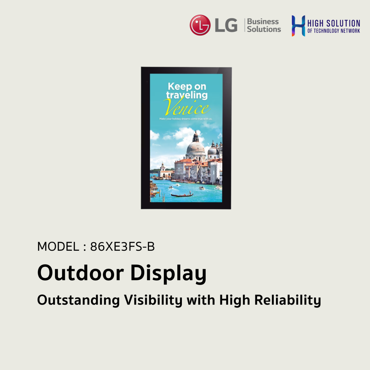 86XE3FS-B LG 86" Outstanding Visibility with High Reliability Digital ...