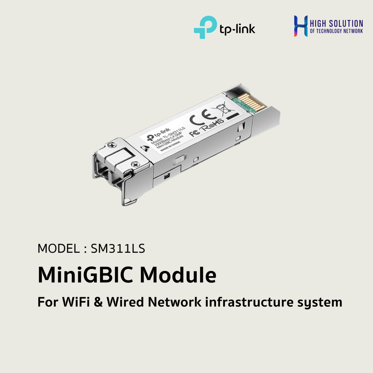 SM311LS (TP-Link) MiniGBIC SFP Module wifi & wired system - hstn